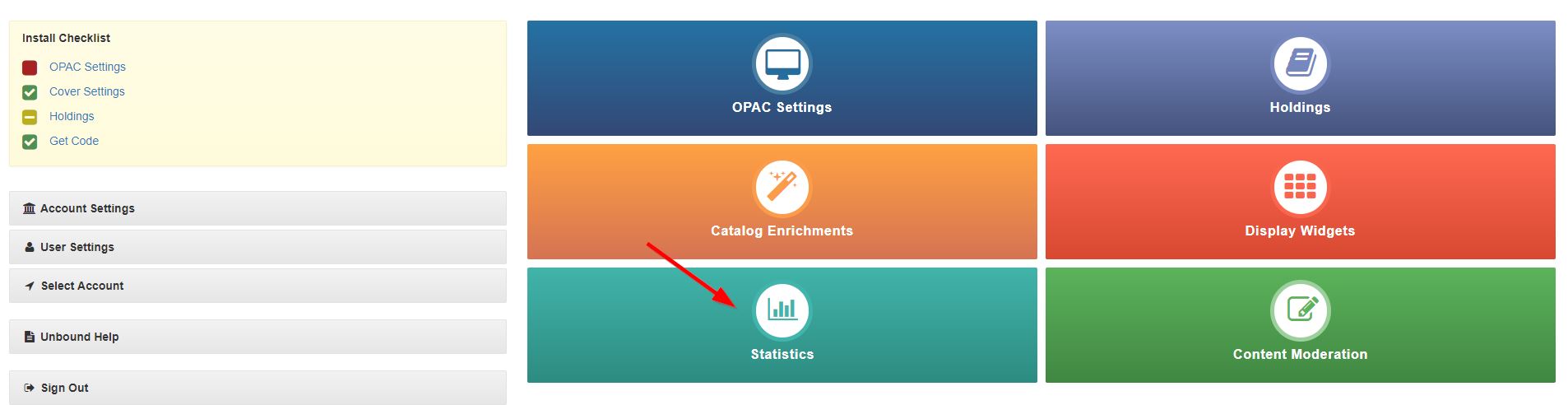 How to obtain Syndetics Unbound usage statistics