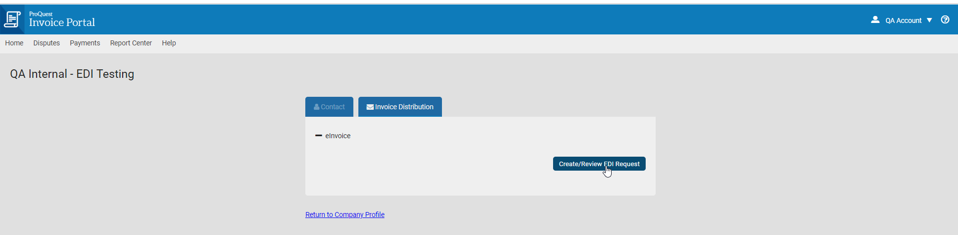 EDI Invoice Set Up Request Instructions