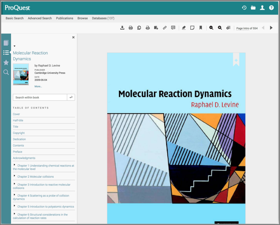 What's New: ProQuest Platform