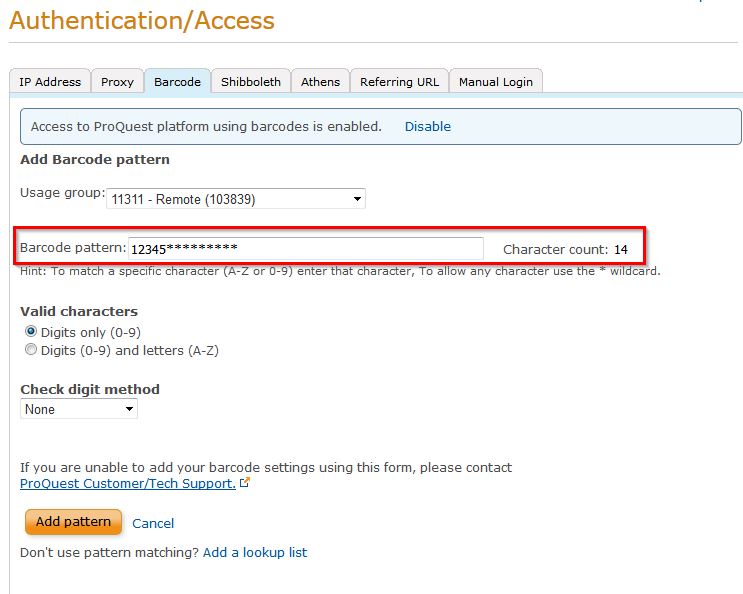 New eLibrary: Barcode Authentication