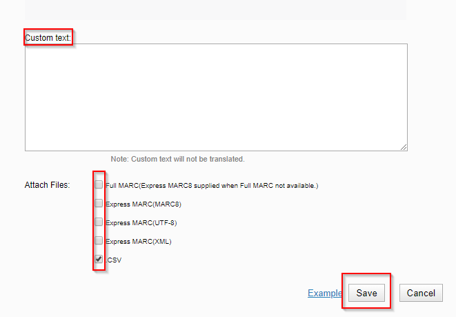 Ebook Central Admin: Alert amendment