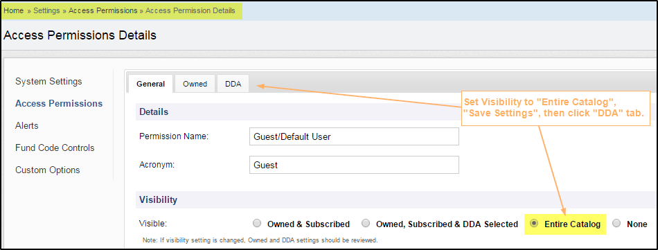 Ebook Central Admin: DDA option - Provide access to entire catalog, but mediate all purchases