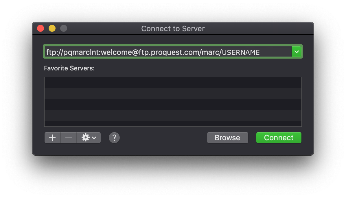 How to Access FTP Links in macOS X's Finder Application