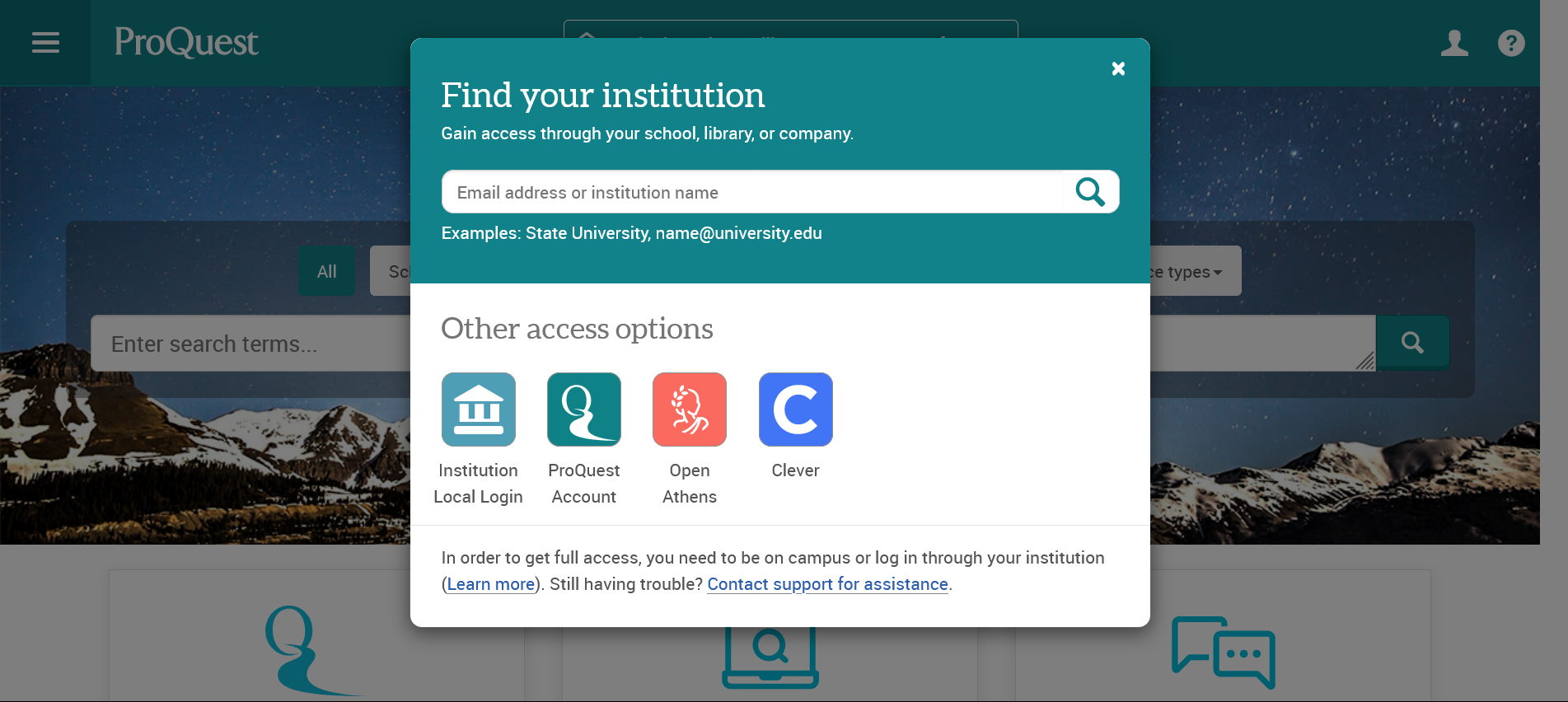 Trying To Access ProQuest Remotely But Having Issues?