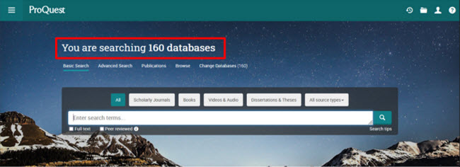 What's New: ProQuest Platform