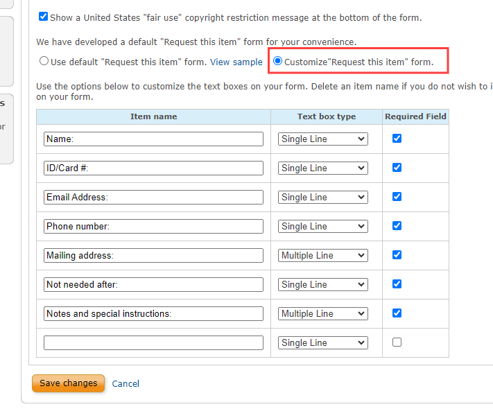 Document Delivery / Interlibrary Loan setup instructions