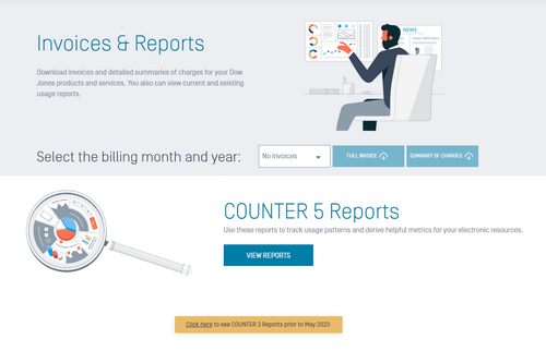 Where Can I Access My Factiva.com COUNTER Usage Reports