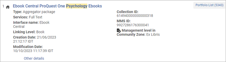 ProQuest One Psychology Library Support